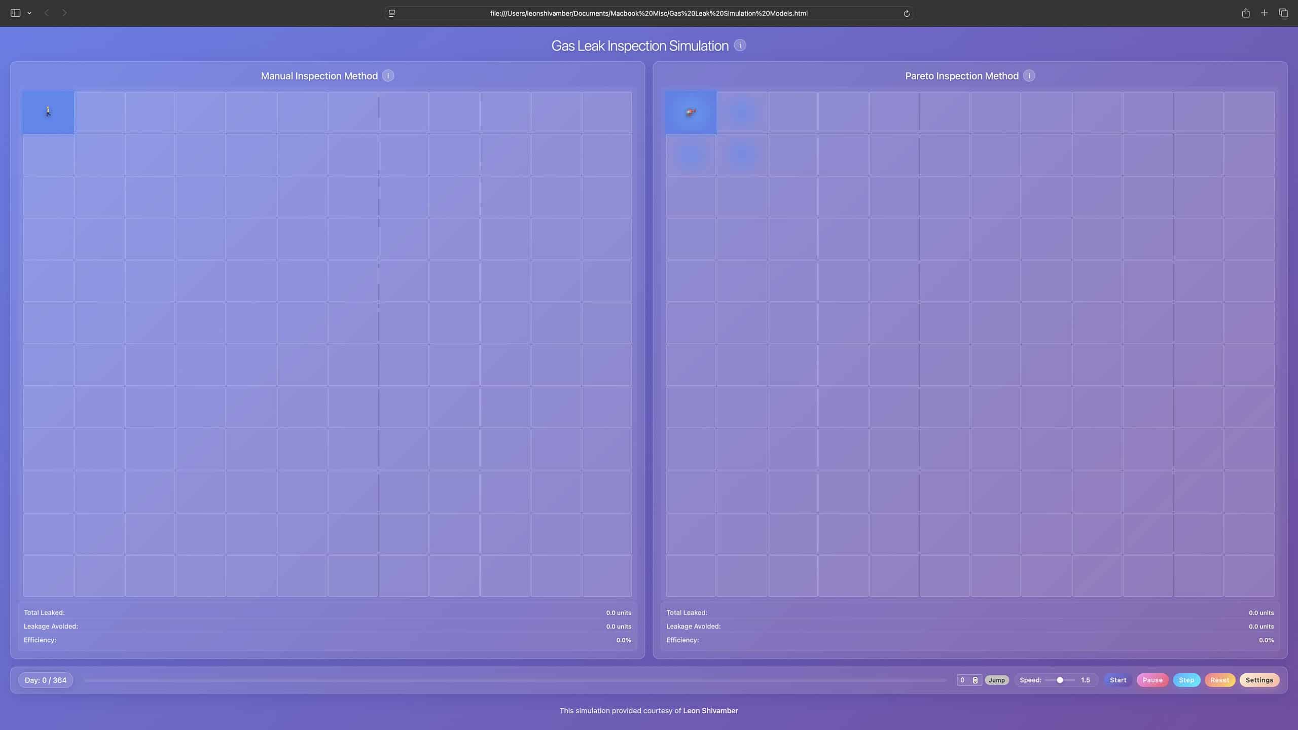 Gas Leak inspection Simulation • Viper Drones